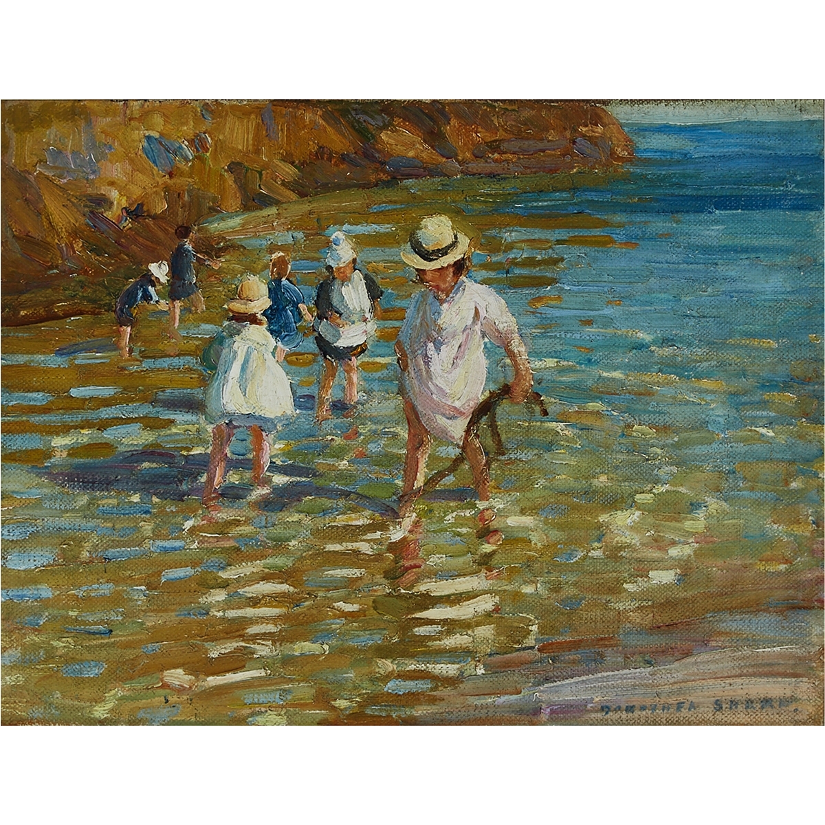 Dorothea Sharp | Children by the sea | MutualArt
