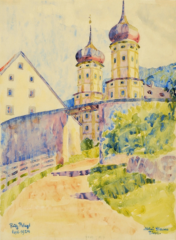 Fritz Bleyl | Abtei Stams (1924) | MutualArt