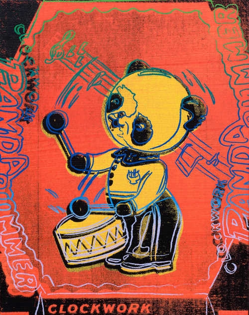 Andy Warhol | Clockwork Panda Drummer (from the Toy Series) (1983) | MutualArt