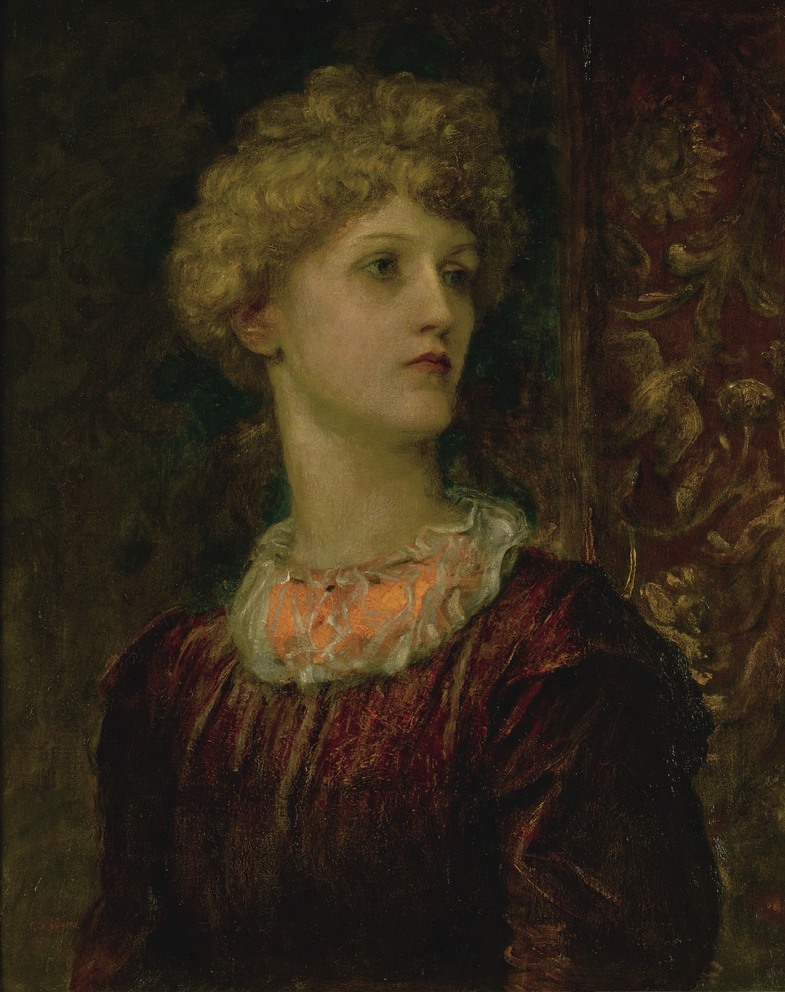George Frederick Watts | Portrait of Emma Elizabeth Brandling, later ...
