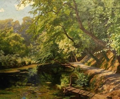 Leopold Rothaug | Sommerliche Parklandschaft | MutualArt