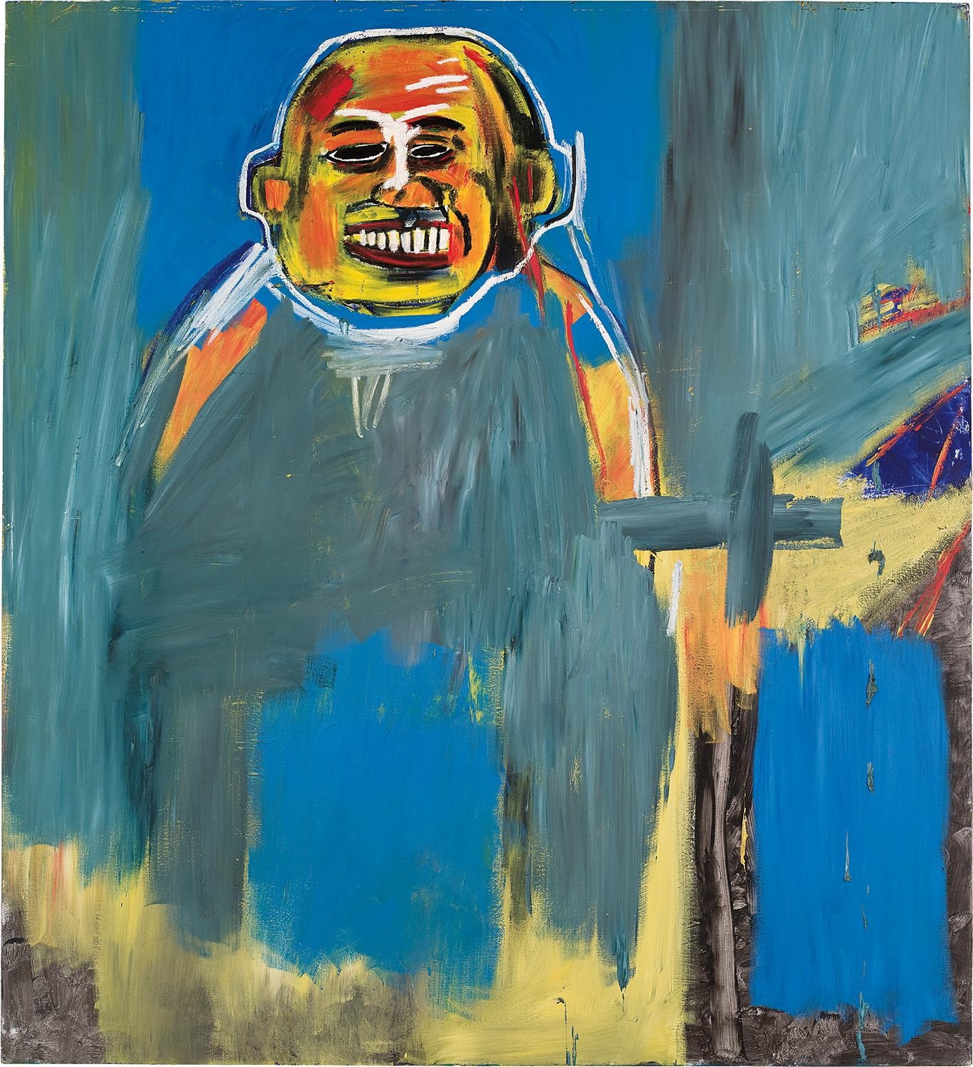 Jean-Michel Basquiat | Bird as Buddha (1984) | MutualArt