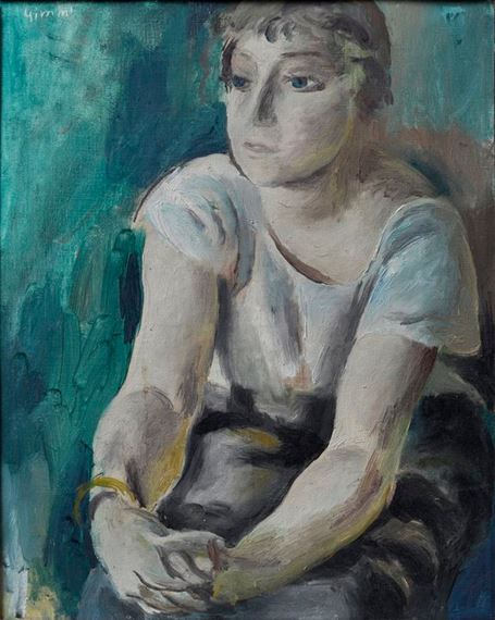 Wilhelm Gimmi | Sitzendes Mädchen | MutualArt
