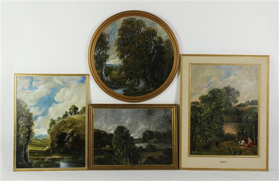 M. Roche | 4 Landscape Paintings | MutualArt