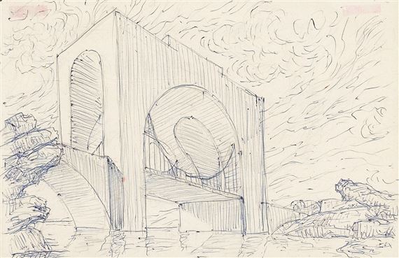 Emilio Terry | SURREALIST BRIDGE STUDY | MutualArt