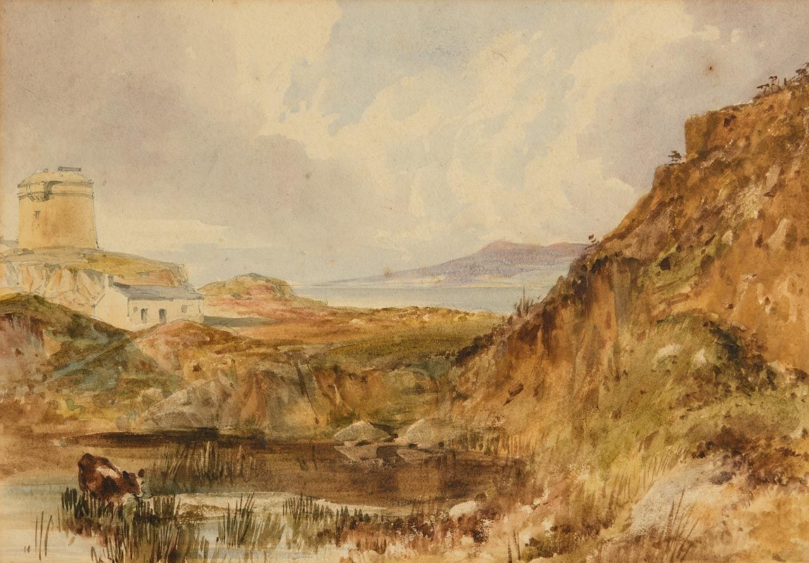 Samuel Frederick Brocas | Martello Tower on the Coast | MutualArt