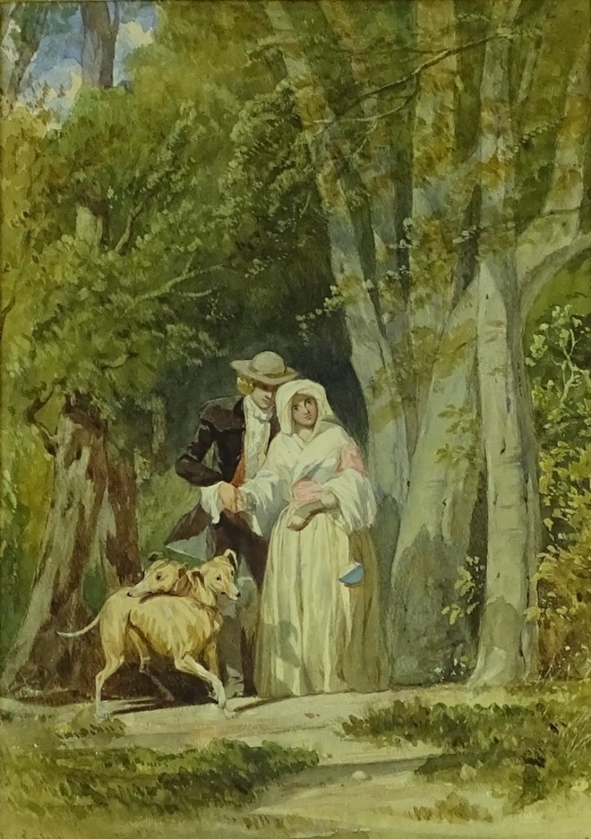 Gladys Vasey | Portrait of Madeleine in a silk evening dress | MutualArt