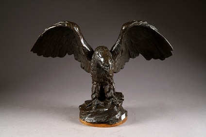 Octave Rotsaert | Aigle prenant son envol | MutualArt