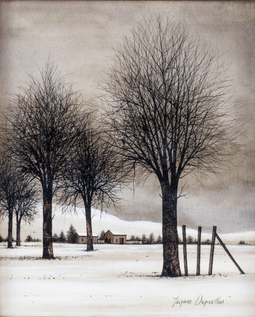 Jacques Deperthes | Paysage aux arbres | MutualArt