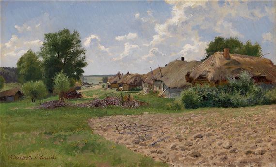 Alexander Alexandrovich Kiselev | Wooded Landscape (1886) | MutualArt