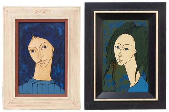 Silvere Croix | Two Works: Two portraits | MutualArt