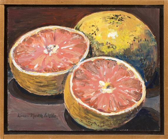 Karen North Wells | Grapefruit halves | MutualArt