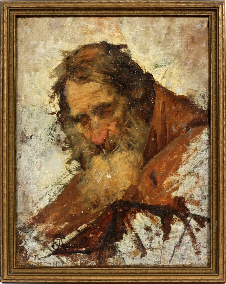 Augusto Corelli | STUDY OF AN ELDERLY MAN | MutualArt