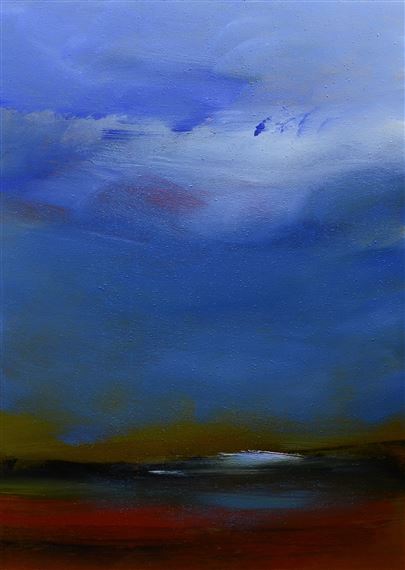 Luc Leestemaker | Abstract landscape painting (2004) | MutualArt