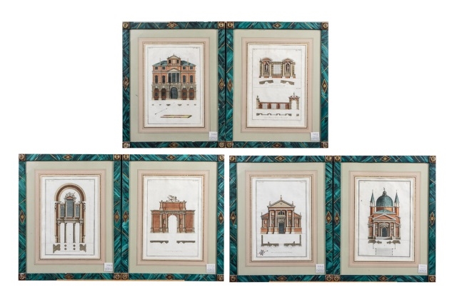 Giorgio Domenico Fossati | 6 works: Architectural studies | MutualArt