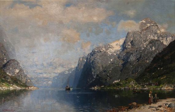 Georg Anton Rasmussen | Life in the Fjord | MutualArt