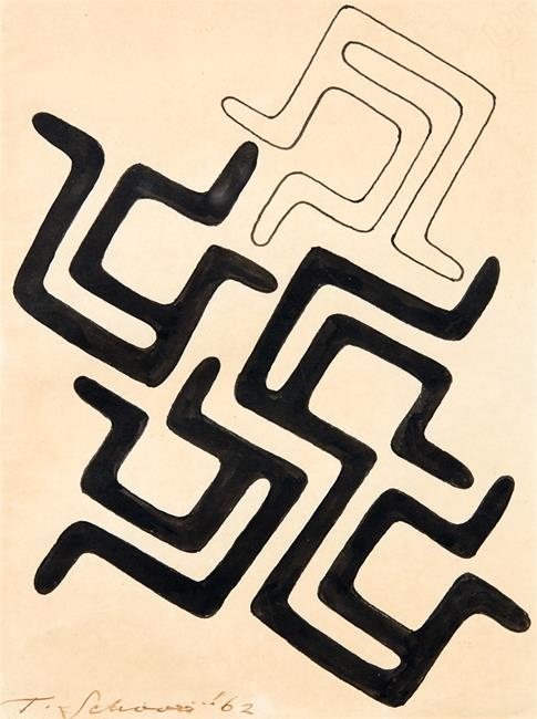 Theo Schoon | Koru Study | MutualArt