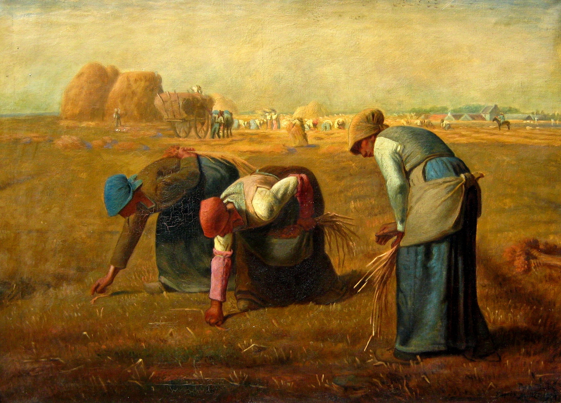 Louis Théodore Dube | The Gleaners after Jean-Francois Millet (1914 ...