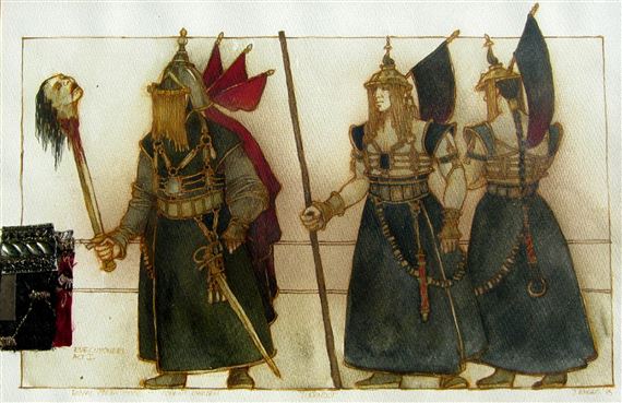 Johan Engels | Turandot - Covent Garden Costume Design - Executioner ...