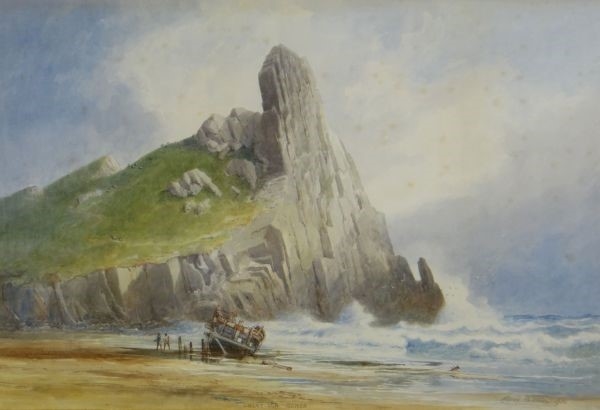 Alfred Edward Parkman | Great Tor, Gower (1914) | MutualArt