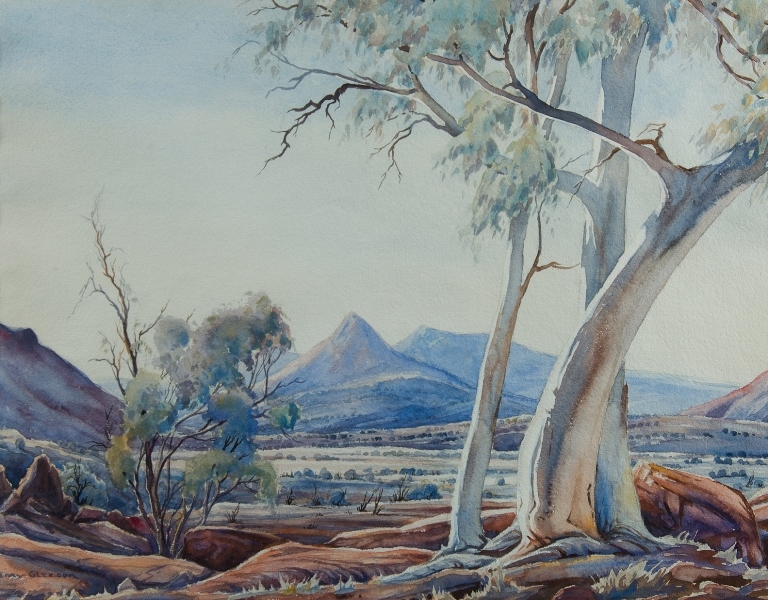 Terry Gleeson | Central Australian Landscape | MutualArt