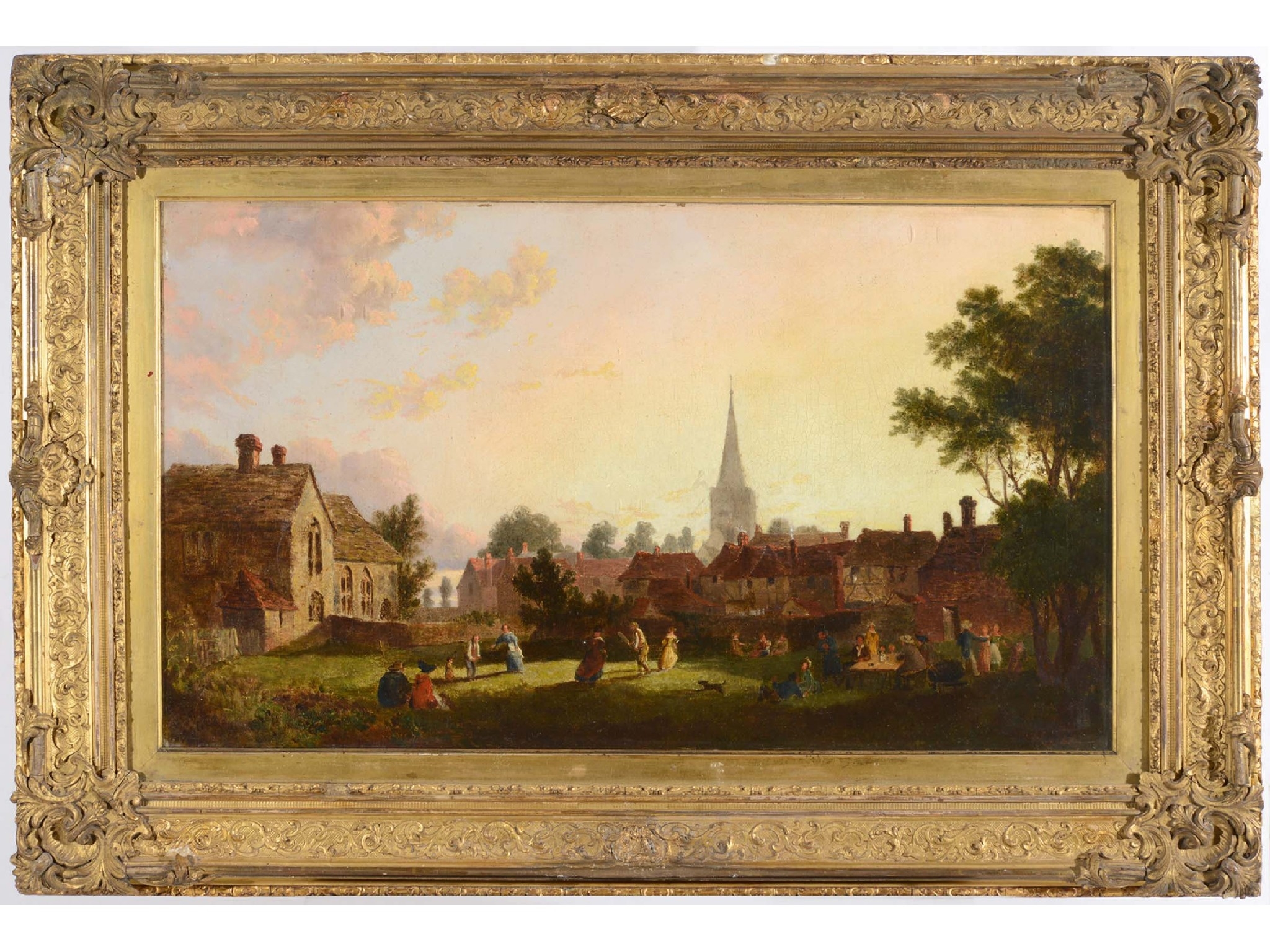 Edward Martin | A GAME OF STOOL BALL AT WEST TARRING, SUSSEX (1856 ...