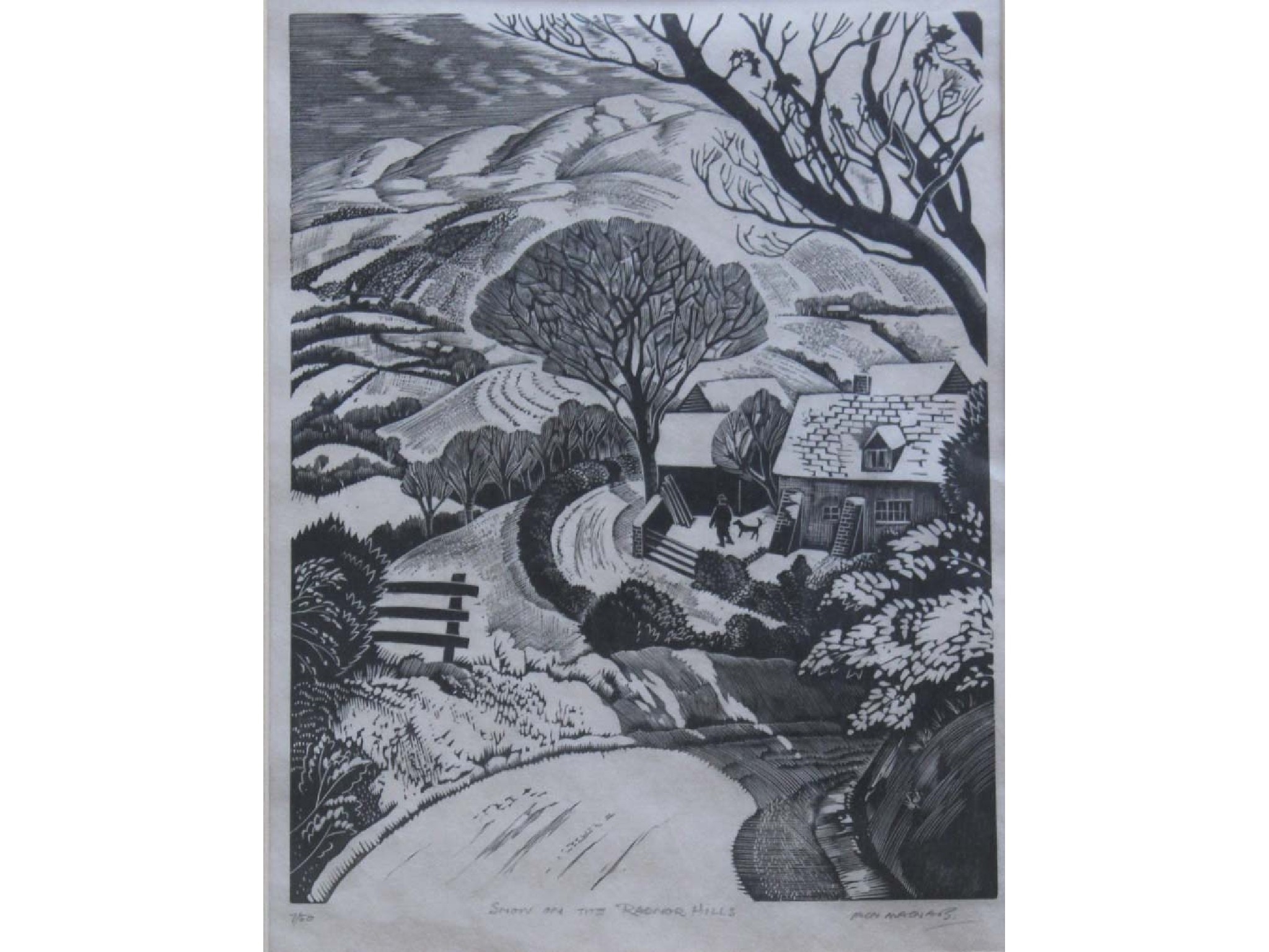 Iain MacNab | SNOW ON THE RADNOR HILLS | MutualArt