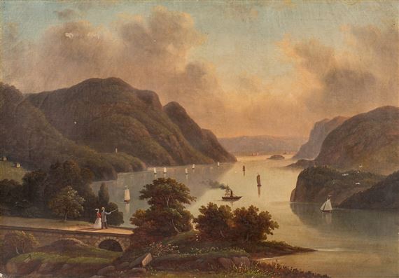 Victor de Grailly | Hudson River landscape | MutualArt