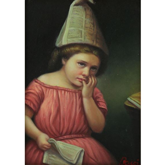 Baccio Maria Bacci | Girl with Newspapers | MutualArt