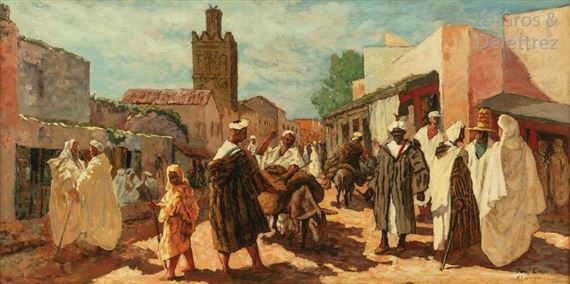 Paul Cirou | Rues de Mascara et Sidi Renna (1928) | MutualArt