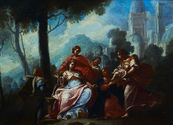 Giovanni Battista Crosato | The Finding of Moses (18th Century) | MutualArt