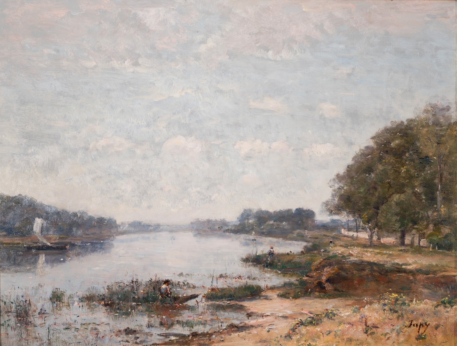 Louis-Aimé Japy | Paysage en bord de Seine | MutualArt