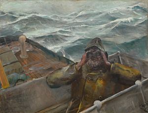 Christian Krohg | Syk Gutt (1910) | MutualArt