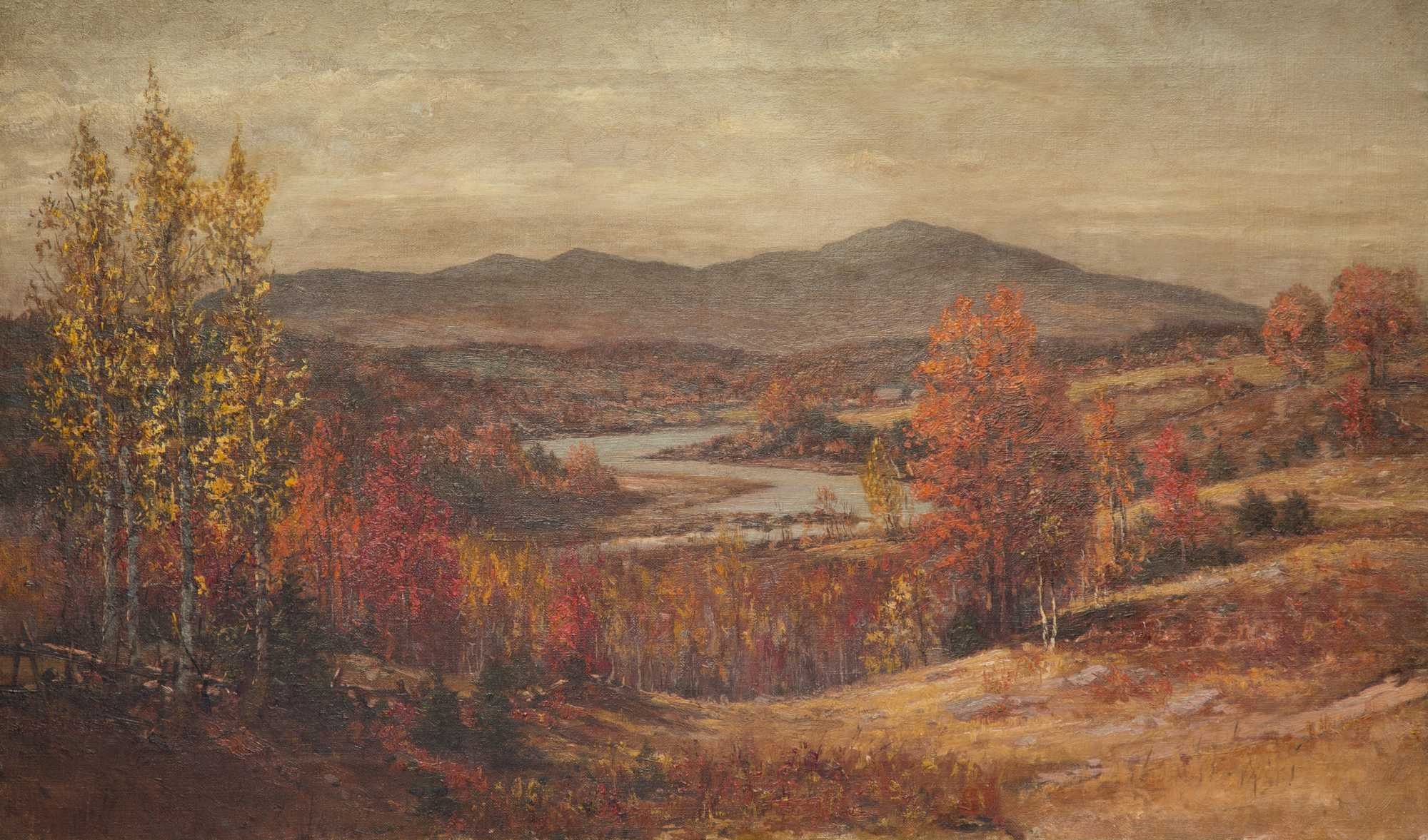William Preston Phelps | Mount Monadnock- A fall scene as viewed from ...
