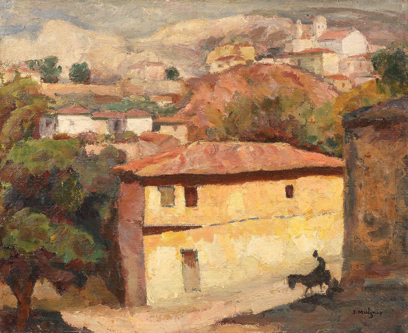 Samuel Mutzner | Peisaj din Balcic (1935 - 1938) | MutualArt
