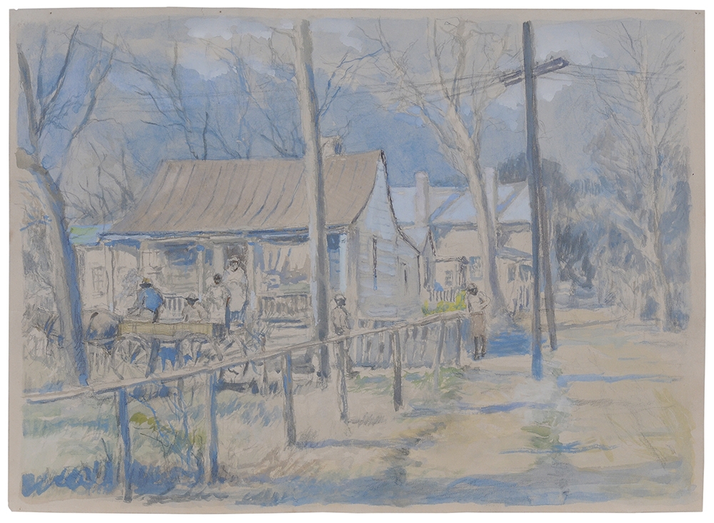 George Hand Wright | A Back Street in Beaufort | MutualArt