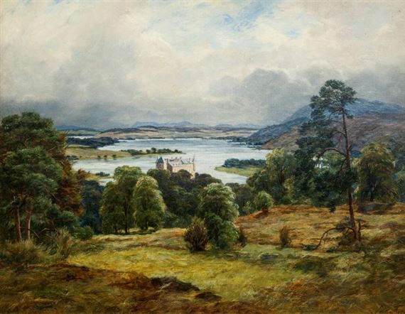 James Faed Sr. | Kenmure Castle and Loch Ken looking towards Castle ...
