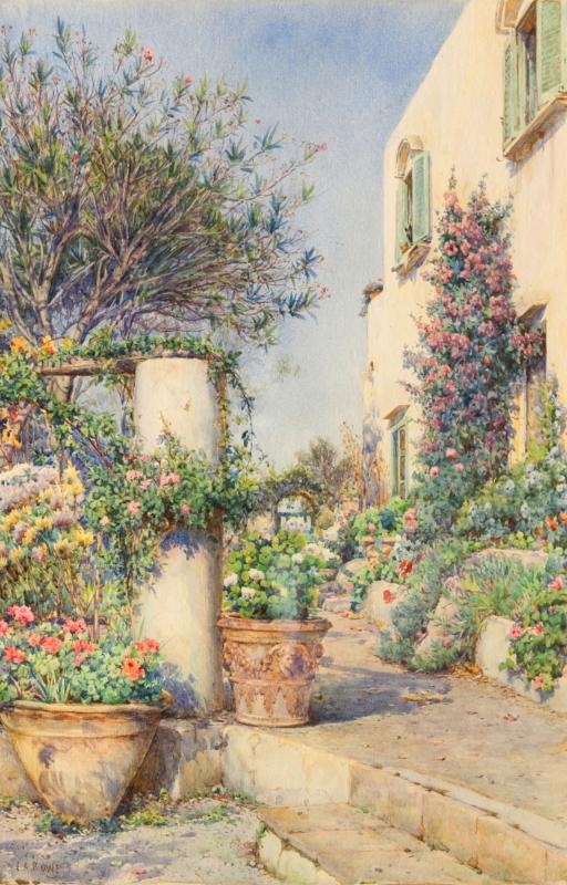 Ernest Arthur Rowe | Villa Cercola, Capri | MutualArt