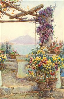 Ernest Arthur Rowe | Villa Cercola, Capri | MutualArt