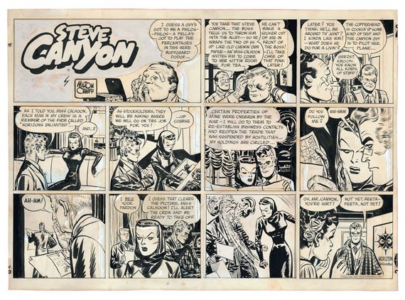 Milton Caniff | STEVE CANYON | MutualArt