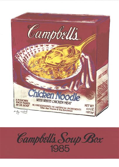 Andy Warhol | Campbells Soup Box (1985) | MutualArt