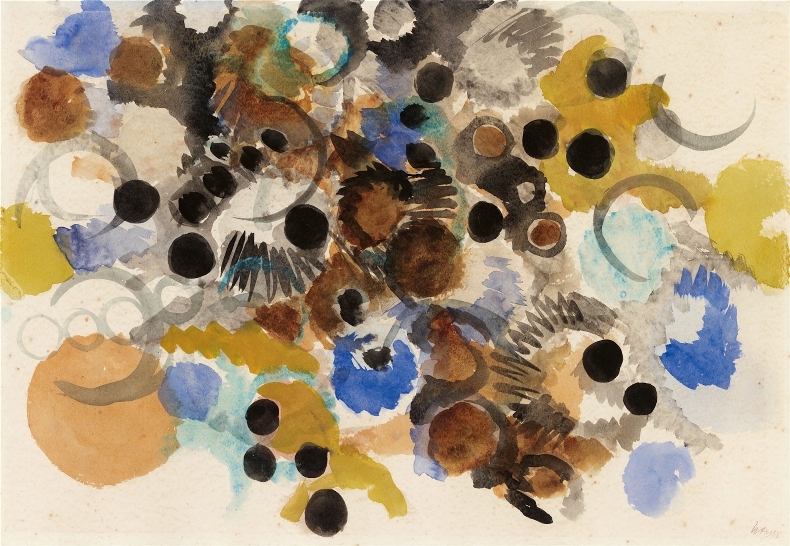 Ernst Wilhelm Nay | Untitled (1957) | MutualArt