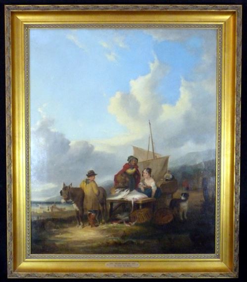 William Shayer Sr. | The Fresh Fish Market | MutualArt