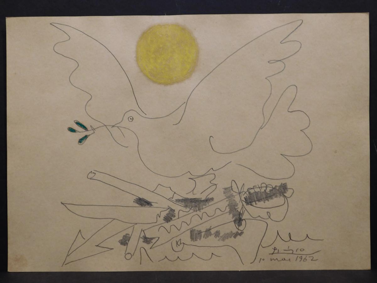 Pablo Picasso | Peace Dove and Faces (1956) | MutualArt