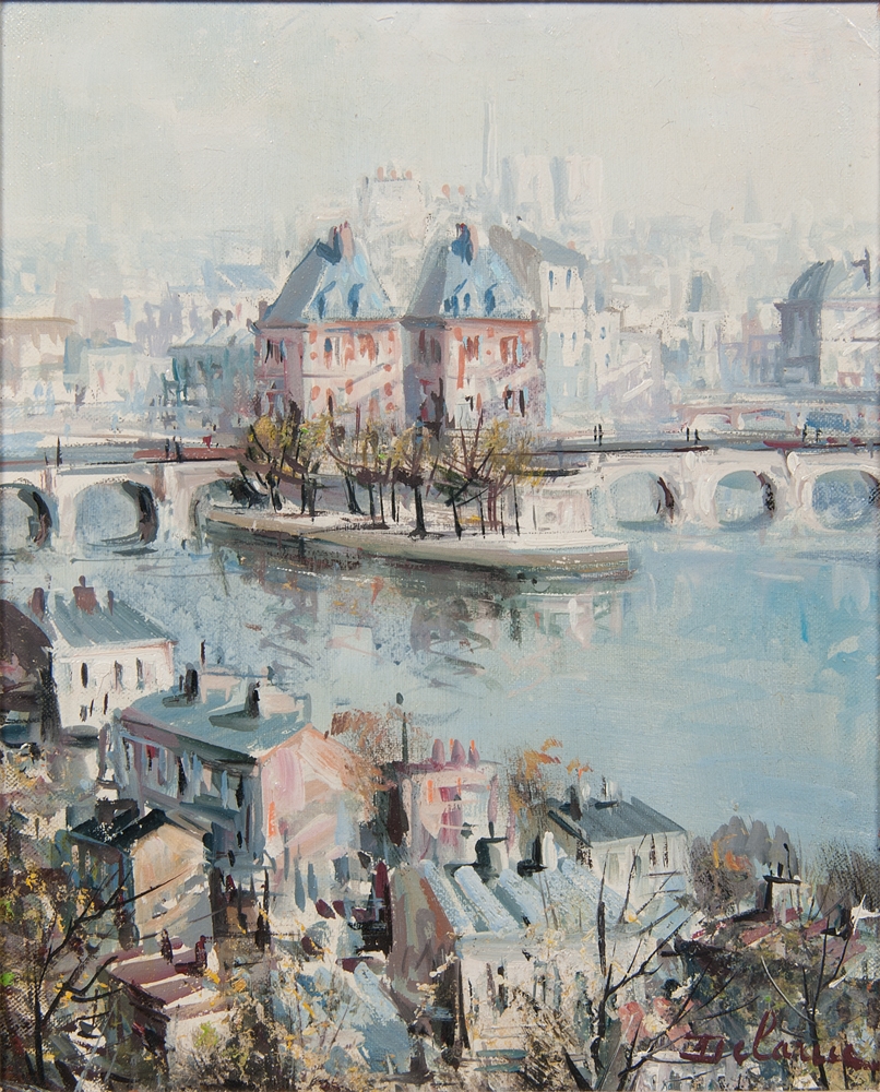 Lucien Delarue | La Seine a Paris | MutualArt