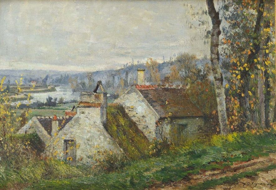 Victor Alfred Paul Vignon | St.Nicolas, vallée de l’Oise (1883) | MutualArt