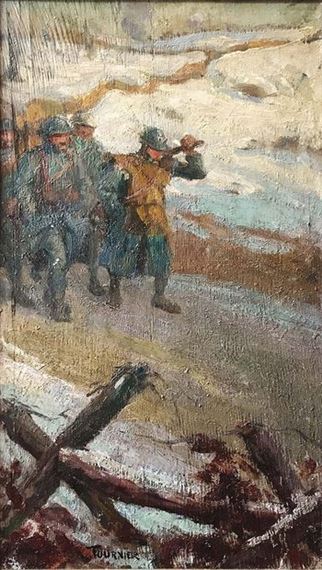 Alfred Victor Fournier | Tryptique de la guerre | MutualArt