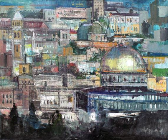 Alex Zwarenstein | Jerusalem at Dusk (2013) | MutualArt