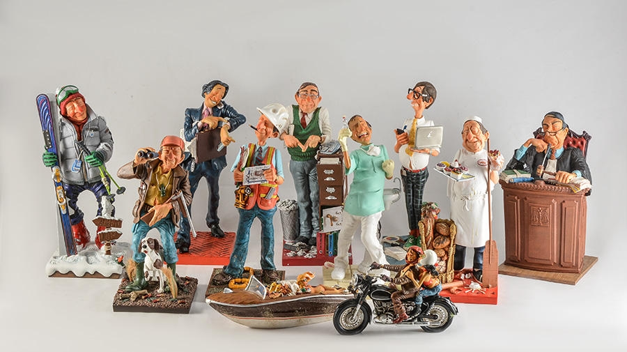 Guillermo Forchino | 11 works: Exciting motor ride, Le playboy, The ...