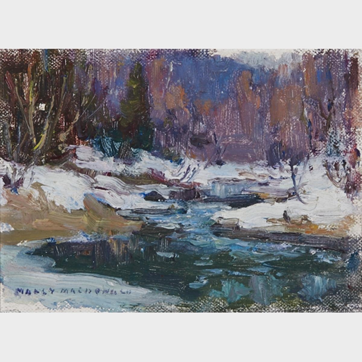 Manly Edward MacDonald | Winter Landscape | MutualArt